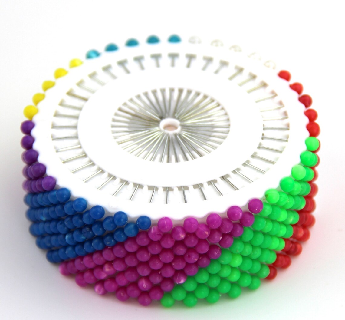 Craft Pin Wheel- 40 Pins - Ball Shaped Pin Heads. (SKU: CTJZ21FSC40PIN ...