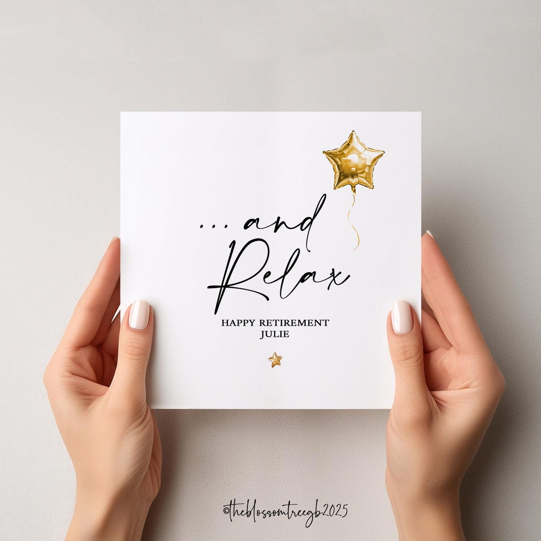 Personalised Retirement Card, Congratulations on Your Retirement ...
