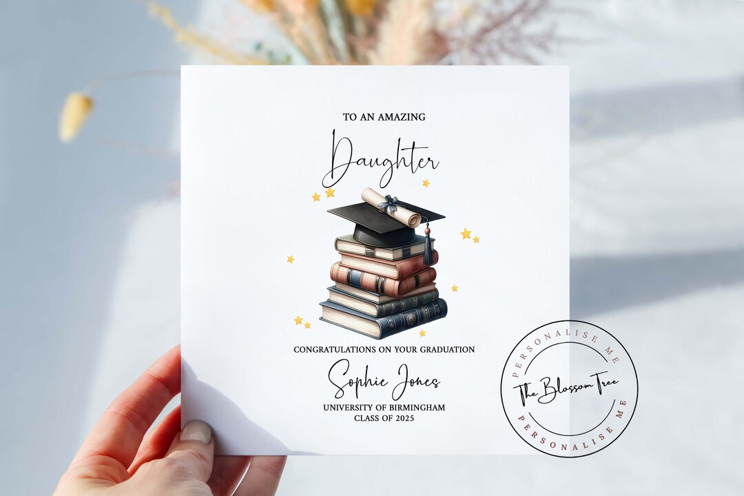 Personalised Graduation Card | Daughter Graduation Card | Son ...
