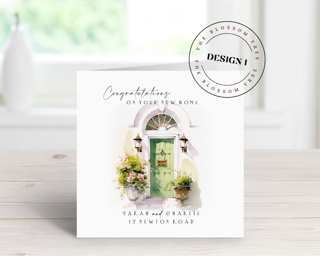 New Home Card | Personalised New Home Card | New House Card ...