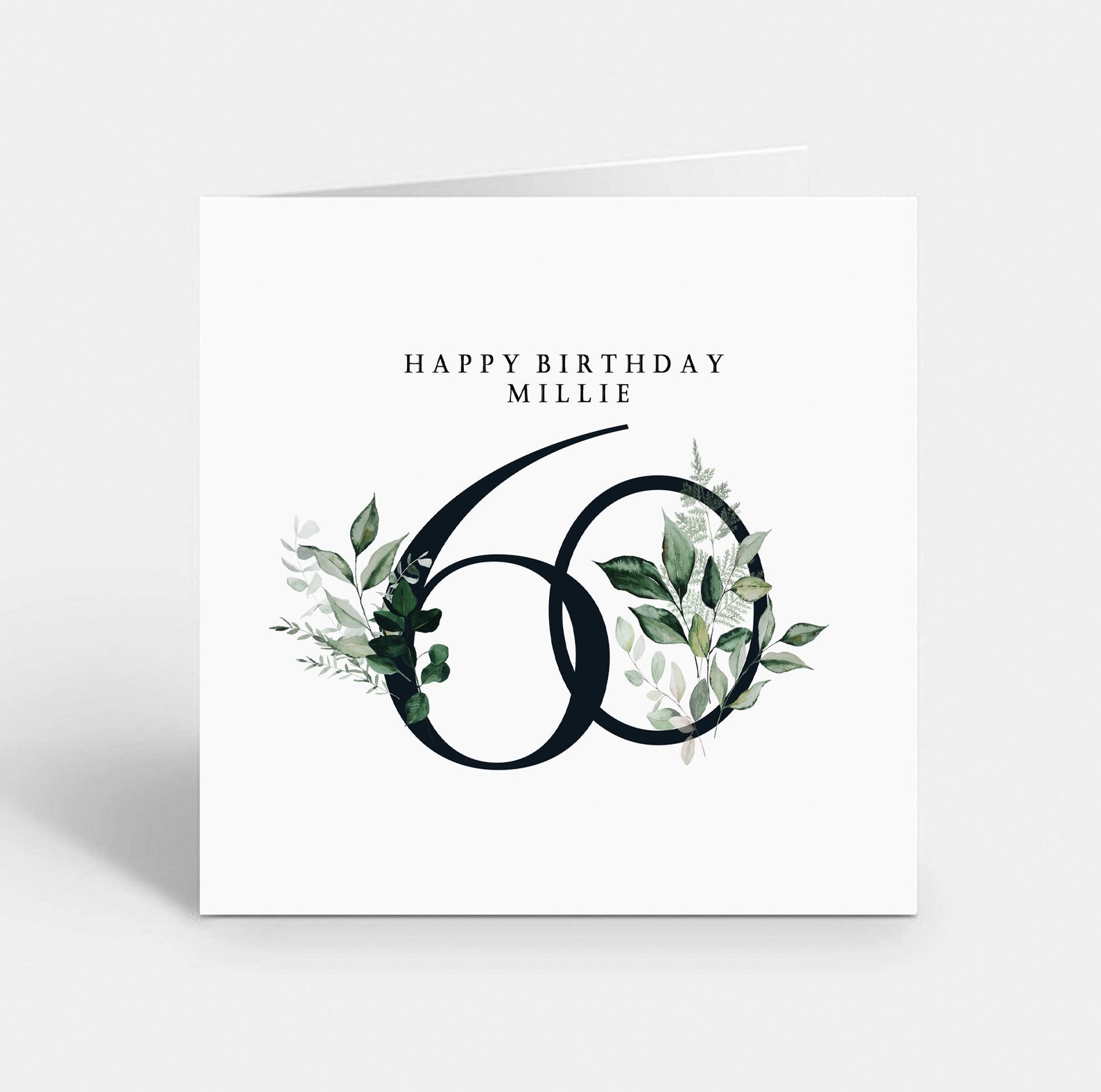60th Birthday Card Sixty Birthday Card for Her Birthday - Etsy