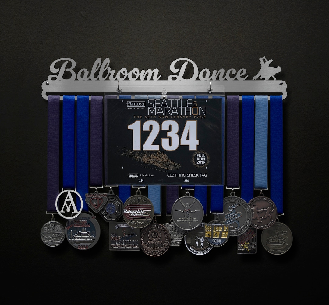 Ballroom Dance - Two Dancing Figures (sidecar) - BIB + Medals - Display ...