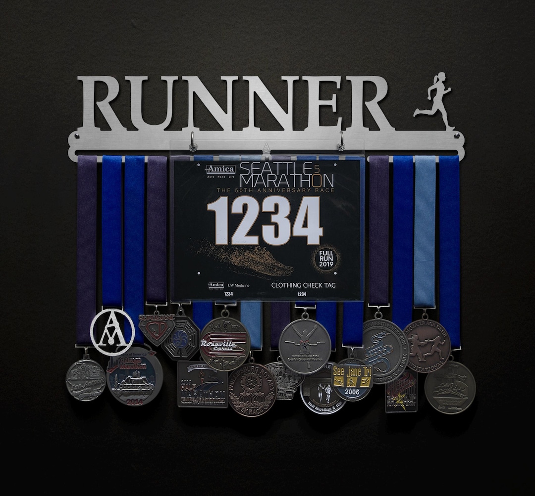 Runner Bib Display - Male, Female, or Text-only Options Available - BIB ...