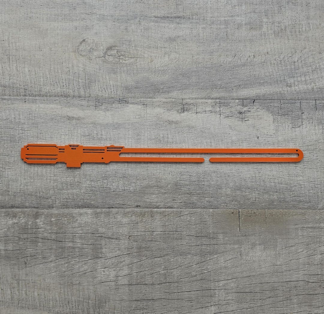 Lightsaber - 18in Wide 1 Hang Bar - TRANSPARENT ORANGE - DISCOUNTED ...