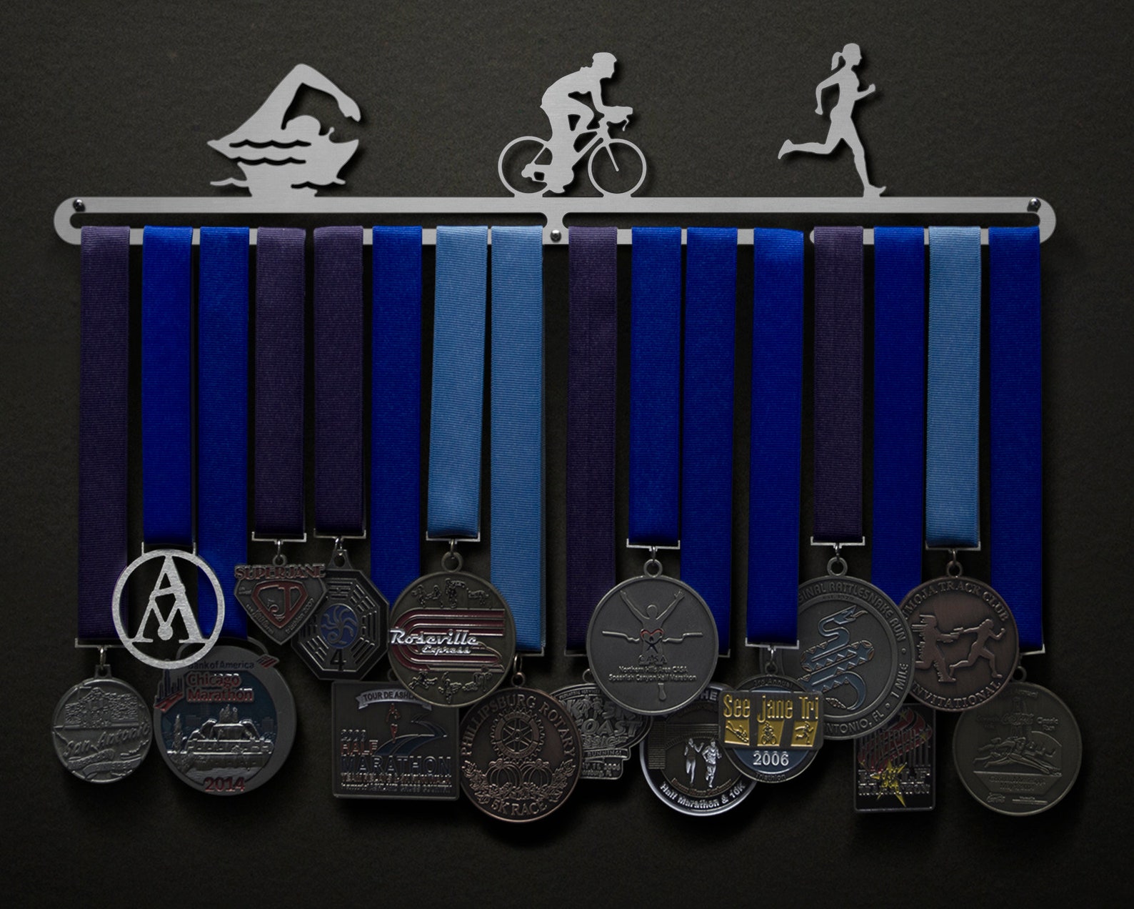 Triathlon Figures No Text Male Female or Stylized - Etsy