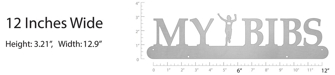 My Bibs Bib Display - BIB Hanger - Female OR Male Options Available ...