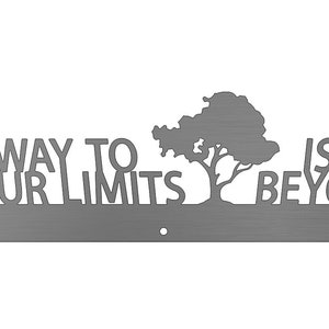 The Only Way to Define Your Limits is by Going Beyond Them Belt Display ...