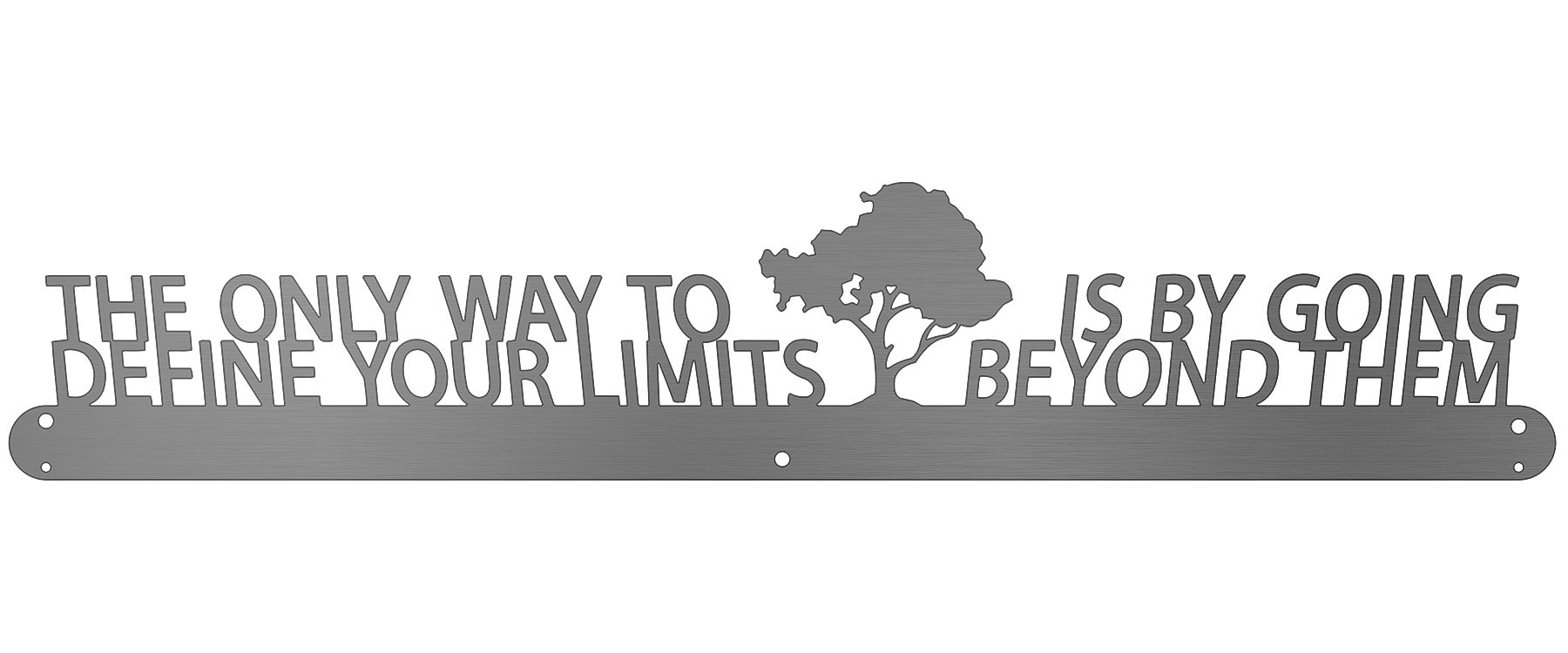 The Only Way to Define Your Limits is by Going Beyond Them Belt Display ...