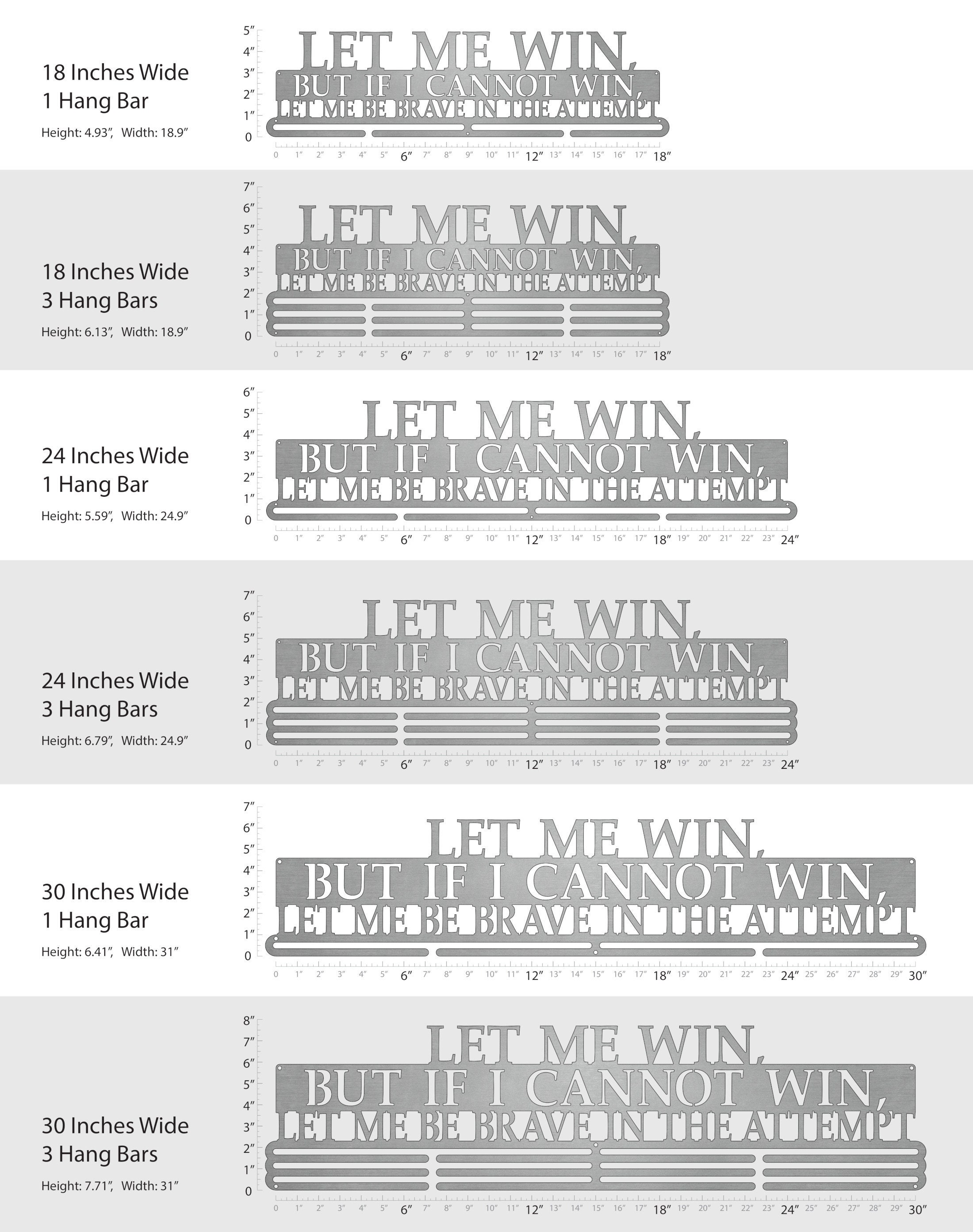 Let Me Win but If I Cannot Win Let Me Be Brave in the - Etsy