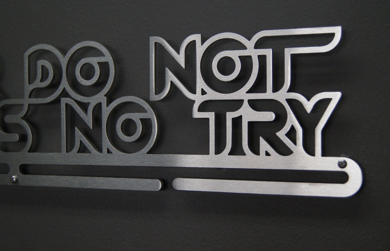 Do or Do Not There is No Try Allied Medal Hanger Holder - Etsy