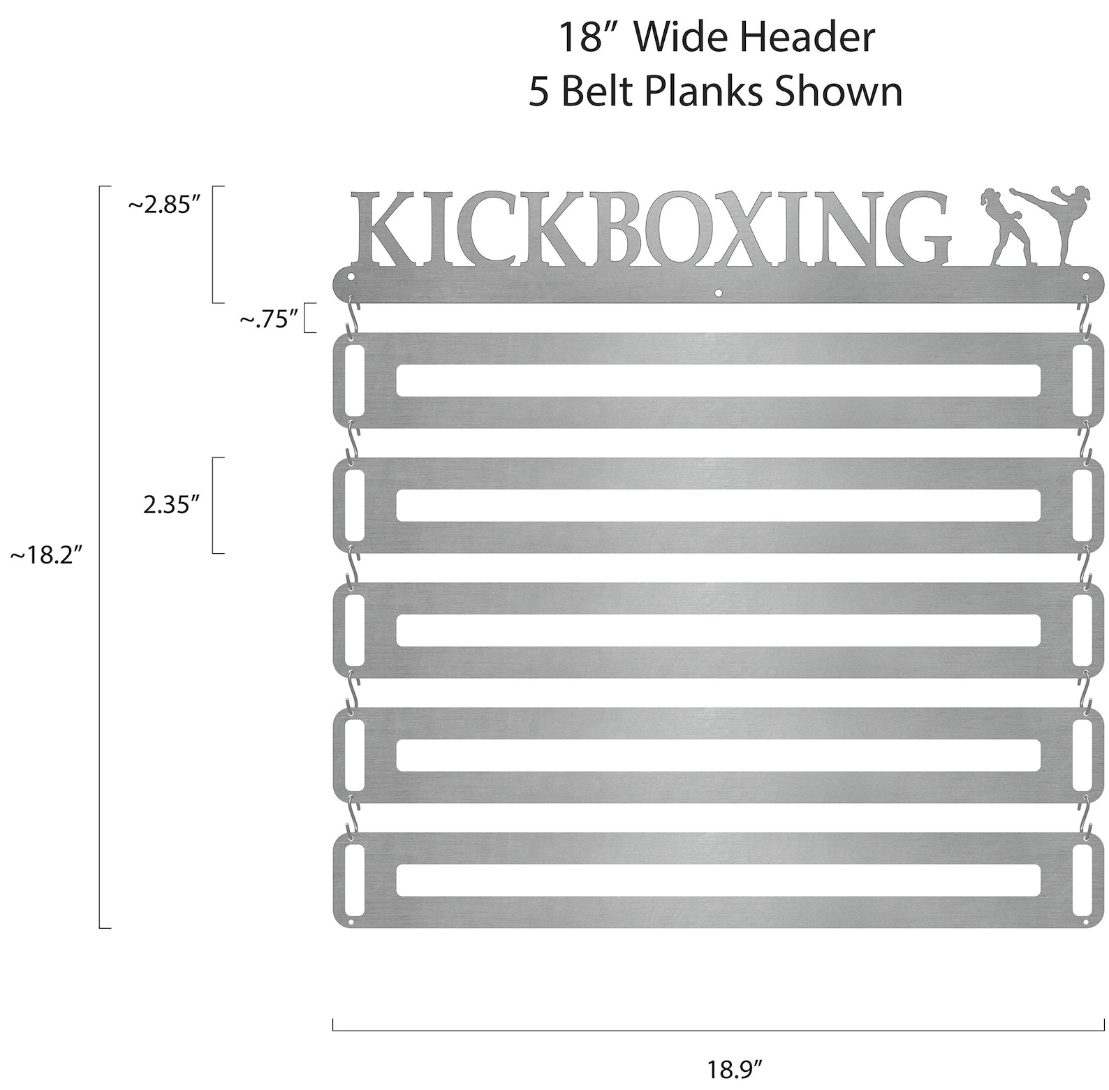 Kickboxing Belt Display - Modular Design! - Male OR Female Figure ...