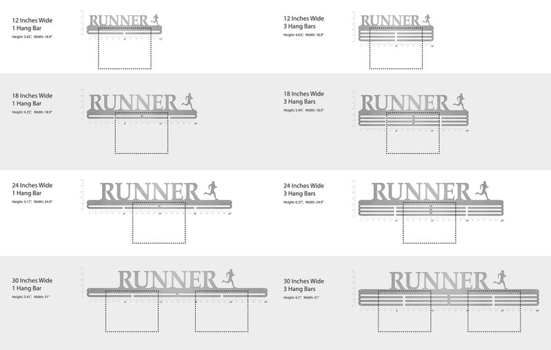 Runner Bib Display Male Female or Text-only Options - Etsy