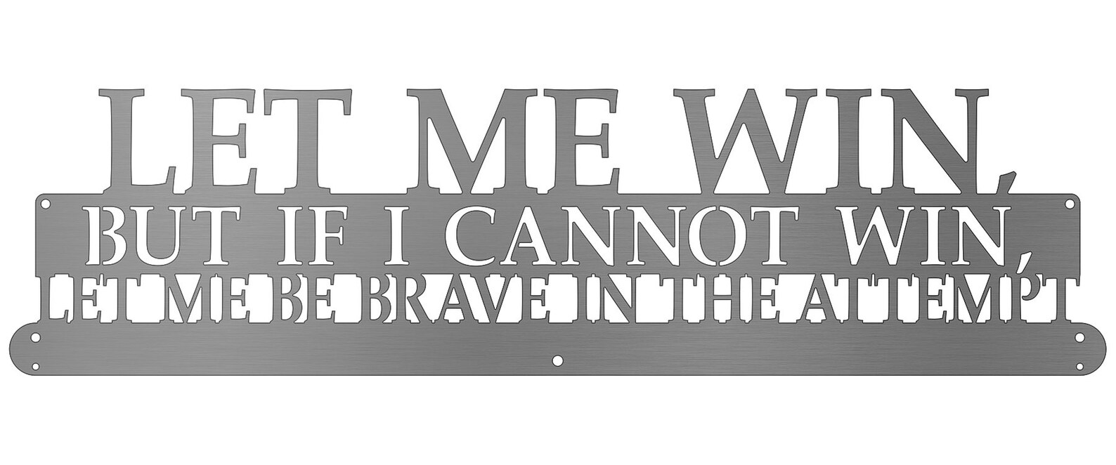 Let Me Win but If I Cannot Win Let Me Be Brave in the - Etsy