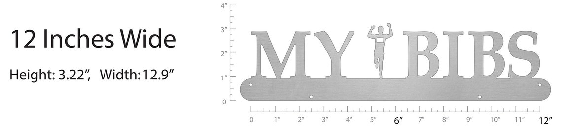 My Bibs Bib Display BIB Hanger Female OR Male Options - Etsy