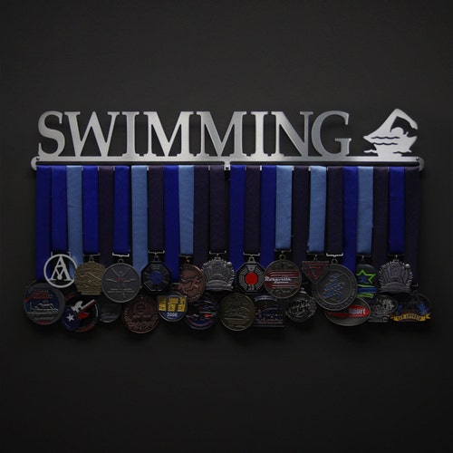 Medal Hanger/holder/display/rack/hook SWIMMING SWIMMER | Etsy