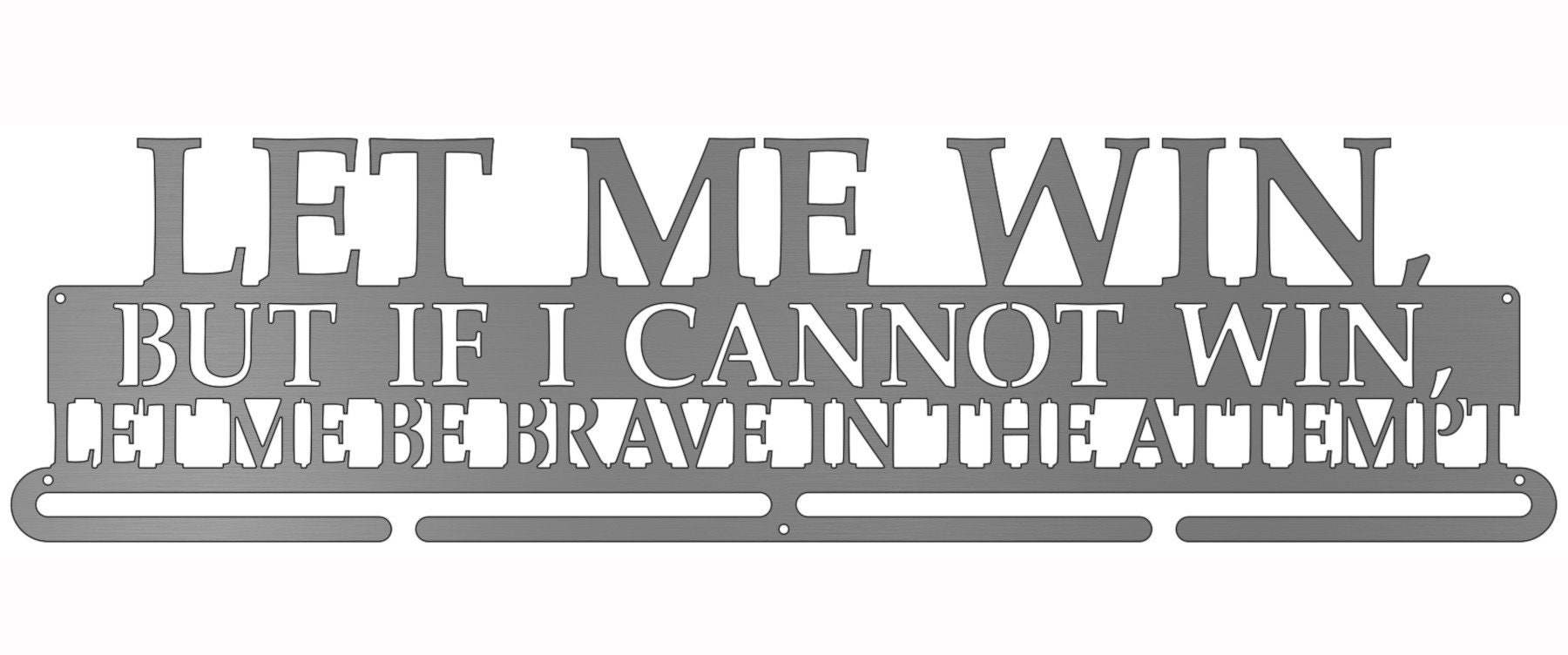 Let Me Win but If I Cannot Win Let Me Be Brave in the - Etsy