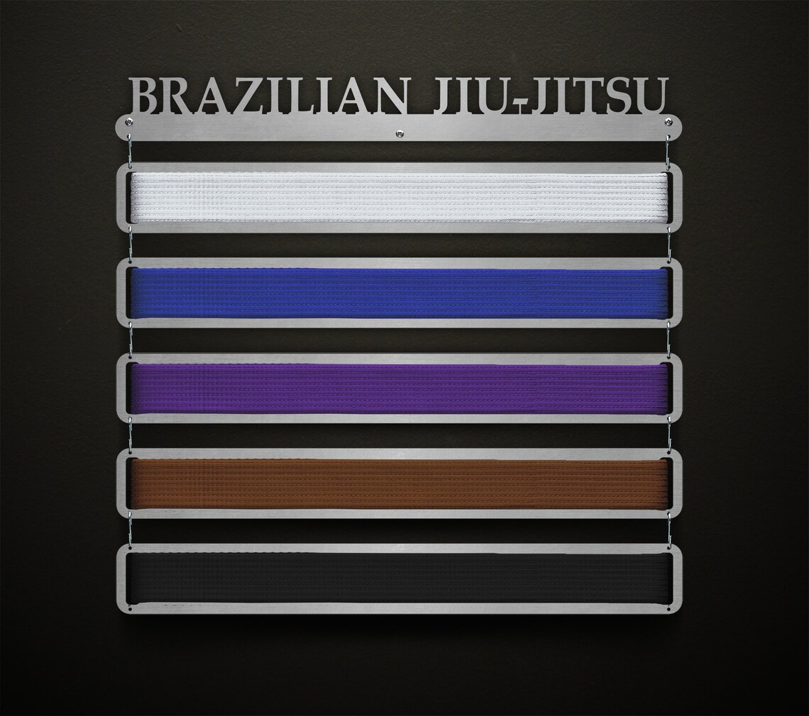 Brazilian Jiu Jitsu Belt Display Modular Design Male OR | Etsy