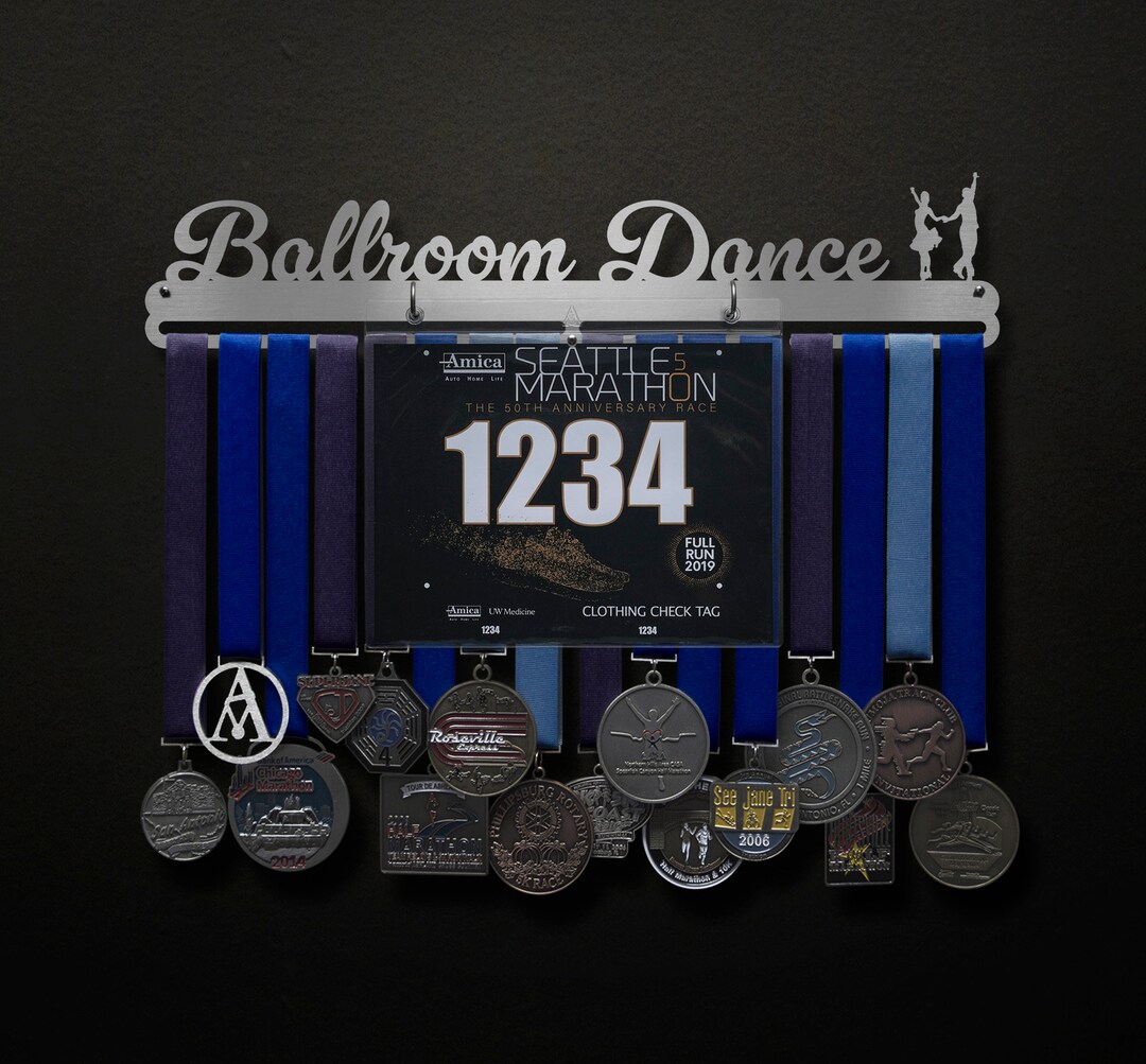 Ballroom Dance - Two Dancing Figures (aida) - BIB + Medals - Display ...