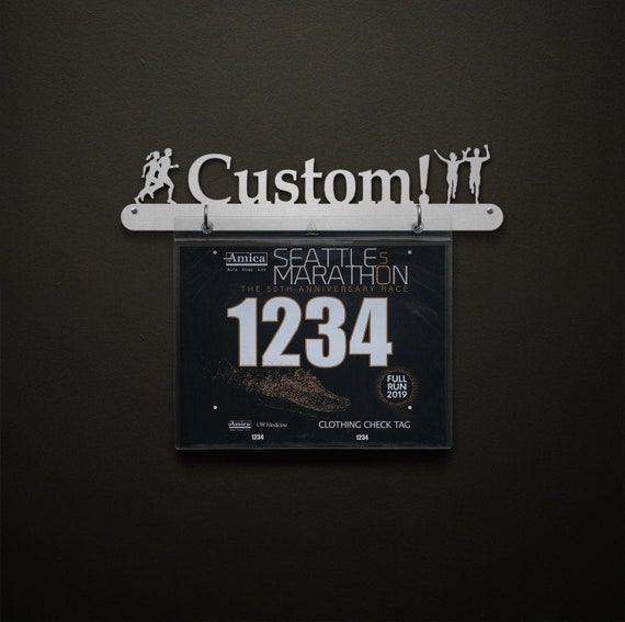 Custom Bib Display With One Line of Text BIB Hanger - Etsy