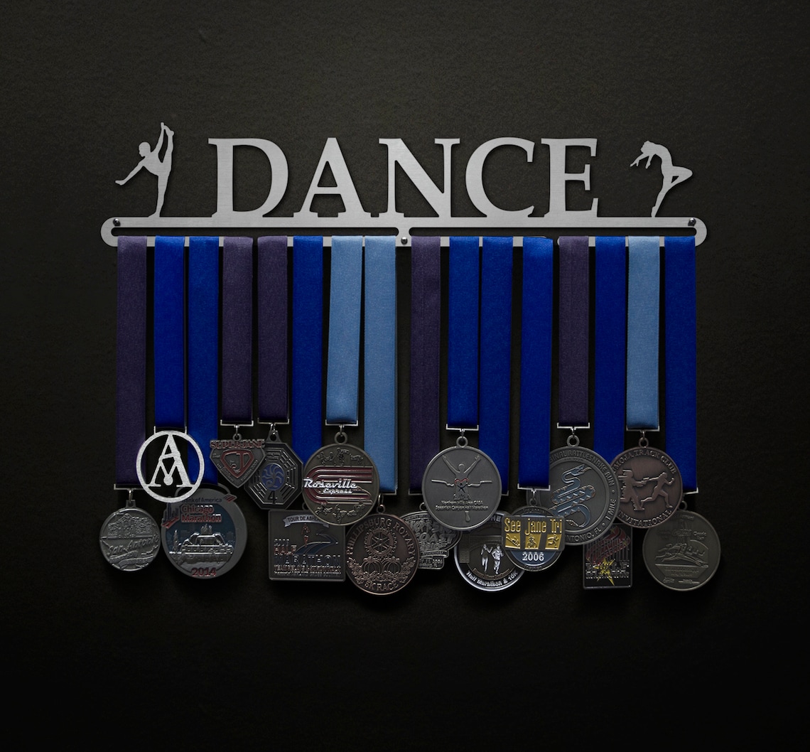 Dance Male or Female Figures Available Allied Medal Hanger | Etsy