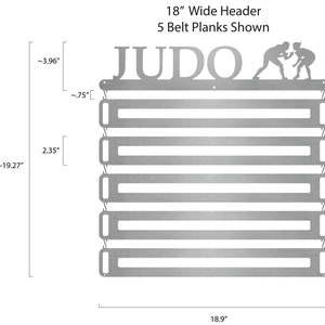 Judo Belt Display - Modular Design! - Male OR Female Figure Options ...