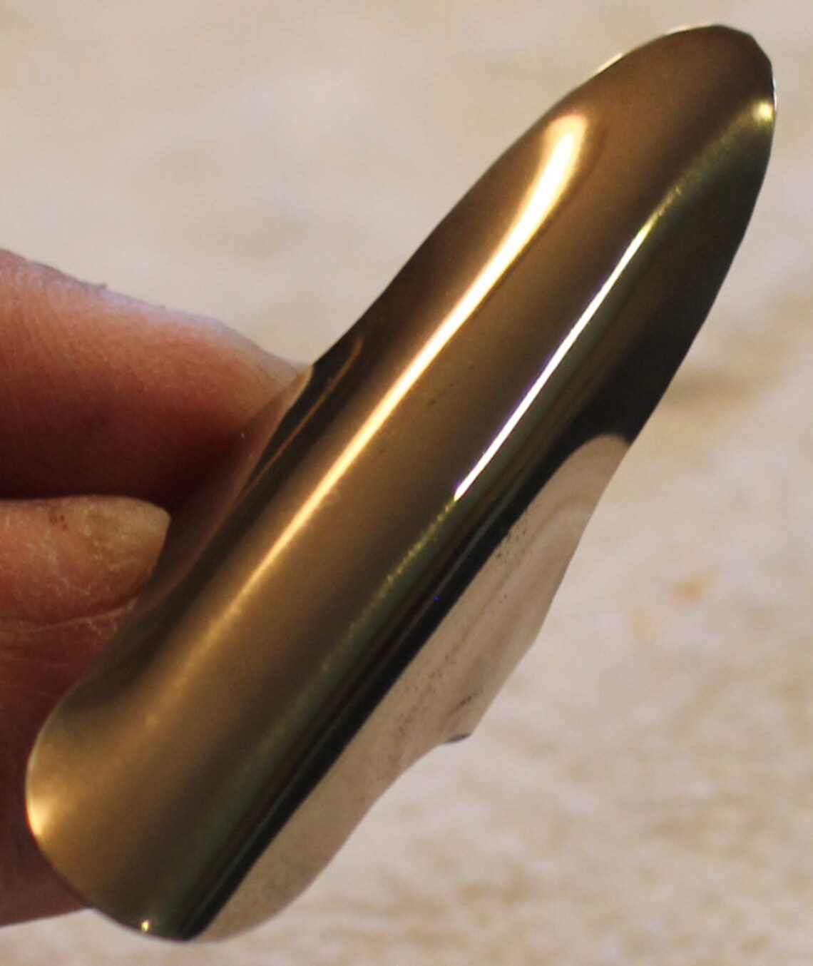 Snipnot Hair Cutting Finger Shield - Long - Gold Anodized - Etsy