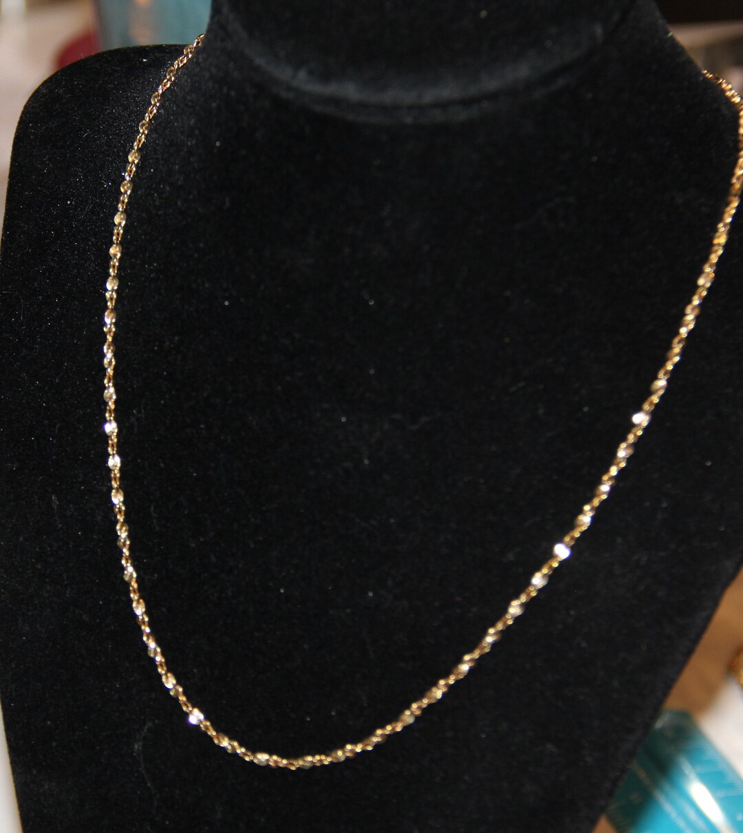 14K Gold Nugget Chain 18 and 20 Fancy Vintage New From the 1990's ...