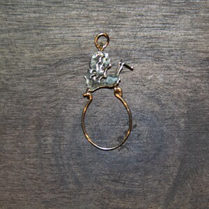 14K Solid Gold 1920's Cigarette Smoking Lady Charm Holder 1990s Gold ...