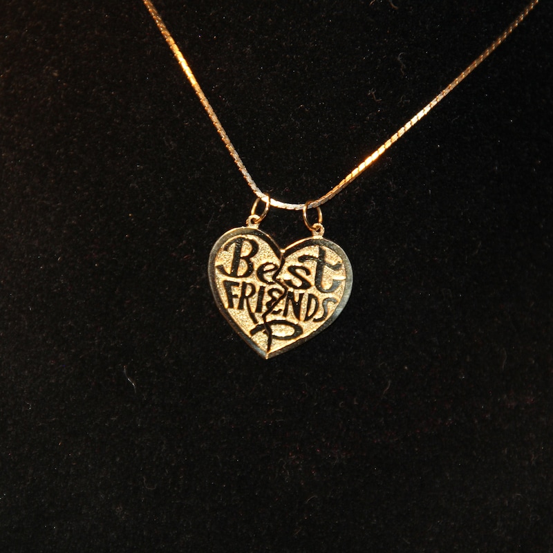 Gold Best Friend Charms - Etsy