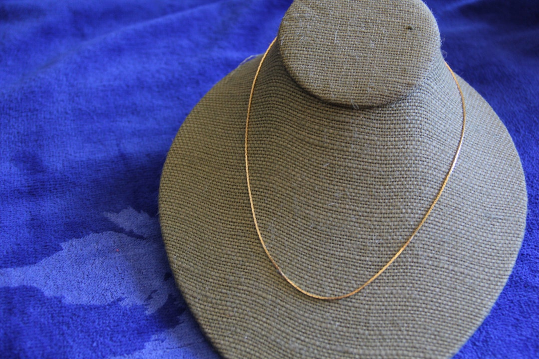 12K Gold Filled Cobra Chain 18" and 24" Same Width Vintage From the ...