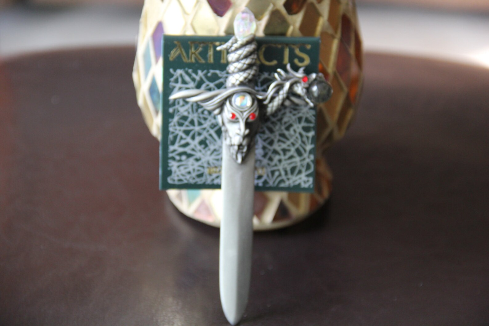 JJ Jonette Vintage Signed Artifacts MERLIN Snake Dagger Pewter - Etsy