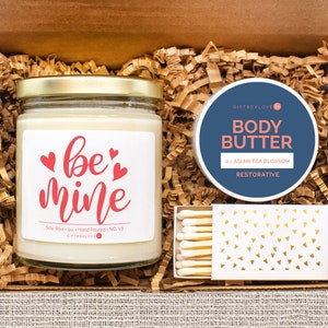 Be Mine Valentine's Gift Box Spa Box for Woman - Etsy