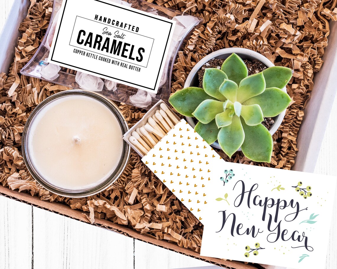 Happy New Year's Gift Box | Etsy