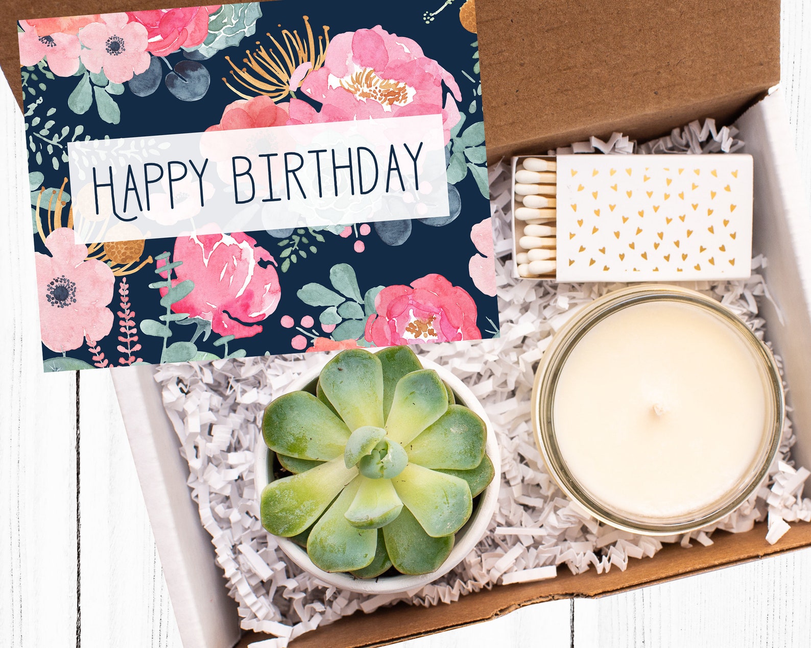 Happy Birthday Gift Box Happy Birthday Gift Custom Gift Box - Etsy