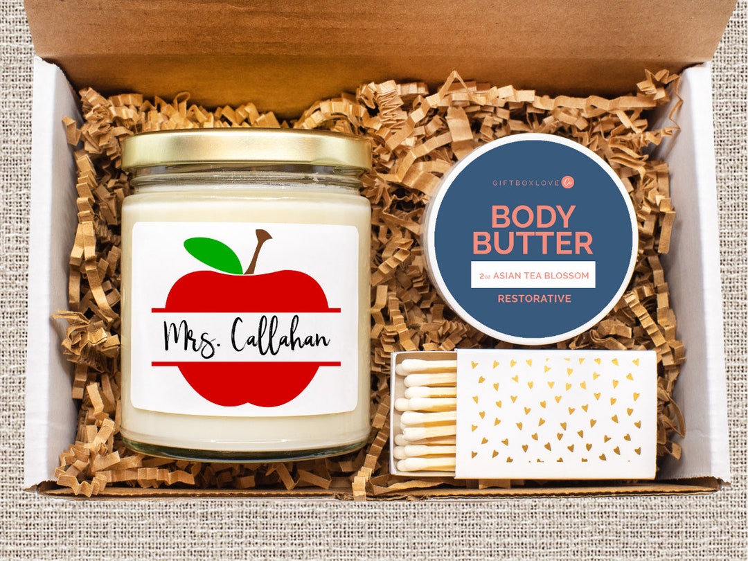 Personalized Apple Teacher Thank You Gift Teacher Appreciation Gift ...