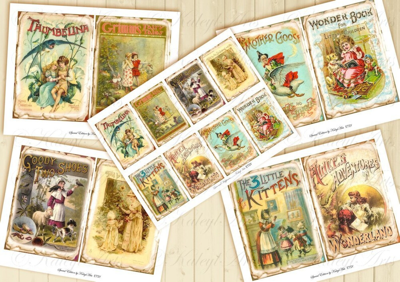 Printable ,fairy Tales, ATC, Card Making, Shabby Chic, Ephemera ...
