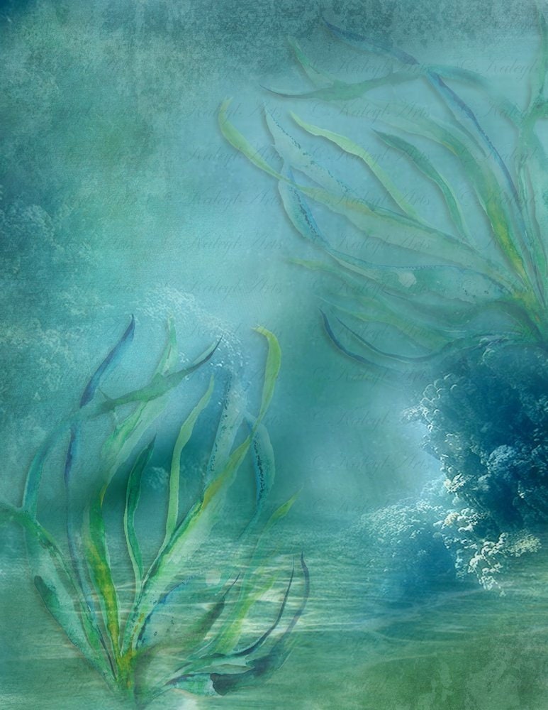 Printable, Underwater, Seagrass, Sea, Decoupage, Scrapbook, Journal ...
