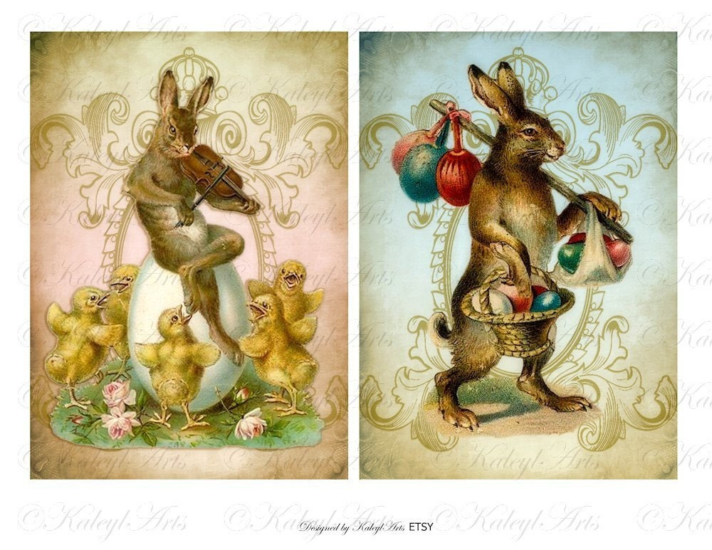 Vintage Easter Card Vintage Victorian Easter Postcards - Etsy