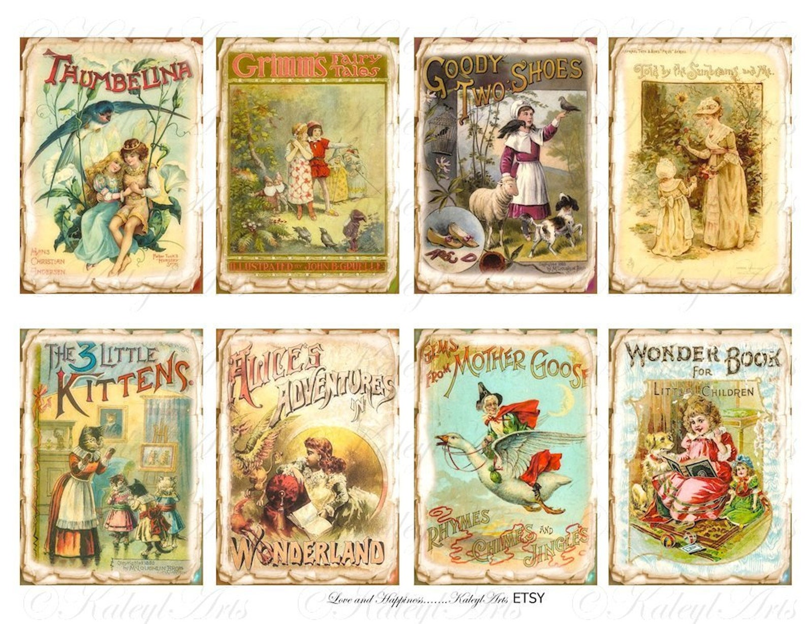 Printable ,fairy Tales, ATC, Card Making, Shabby Chic, Ephemera ...