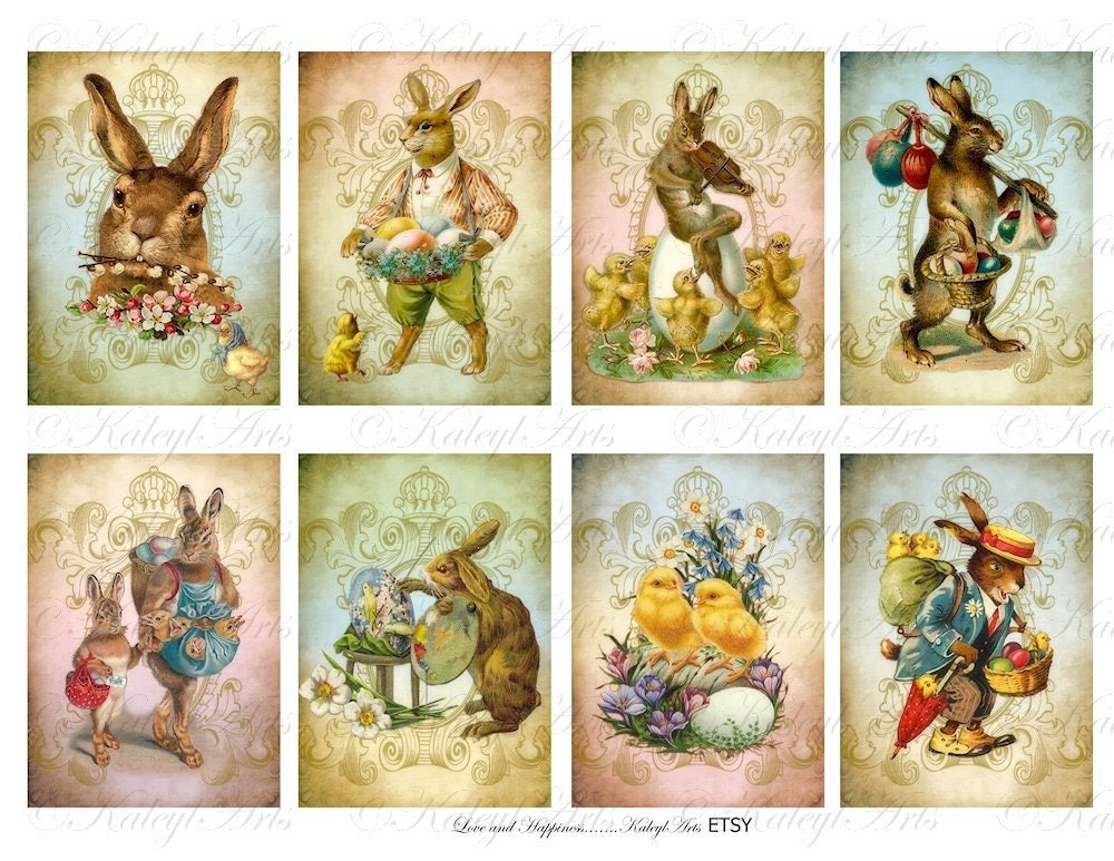 Vintage Easter Card Vintage Victorian Easter Postcards - Etsy Canada