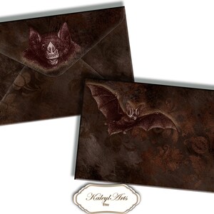 Halloween, Horror, Creepy, Envelope,party, Vintage, Printable ...