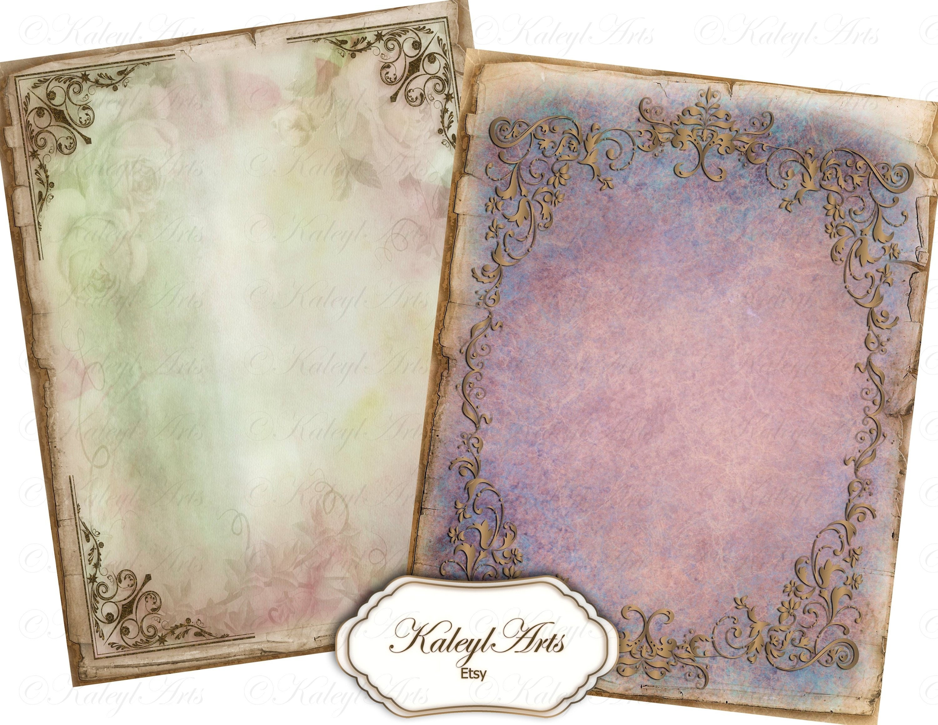 Victorian, Scrapbook, Pages, Printable, Vintage, Shabby Chic, Ephemera ...
