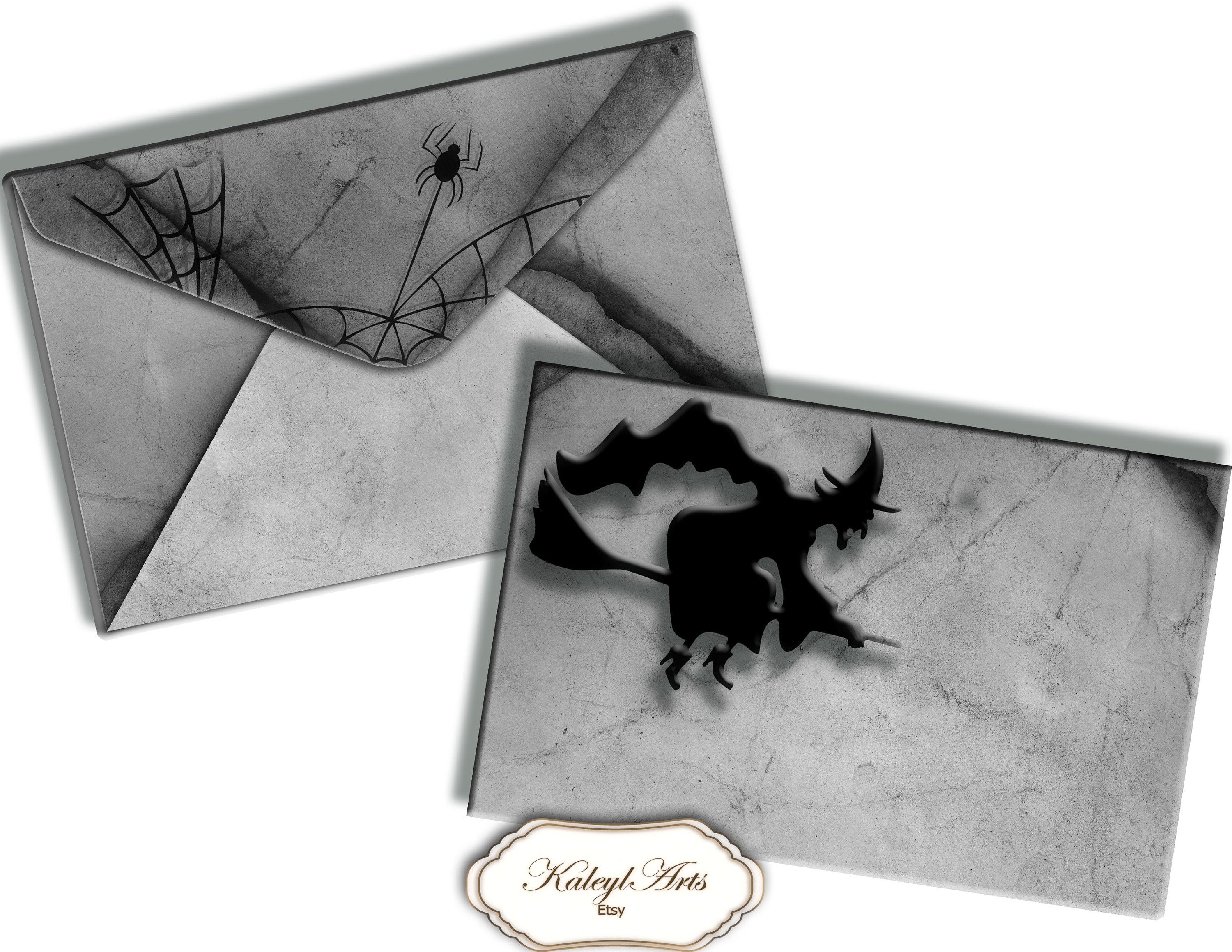 Halloween, Horror, Creepy, Envelope,party, Vintage, Printable ...