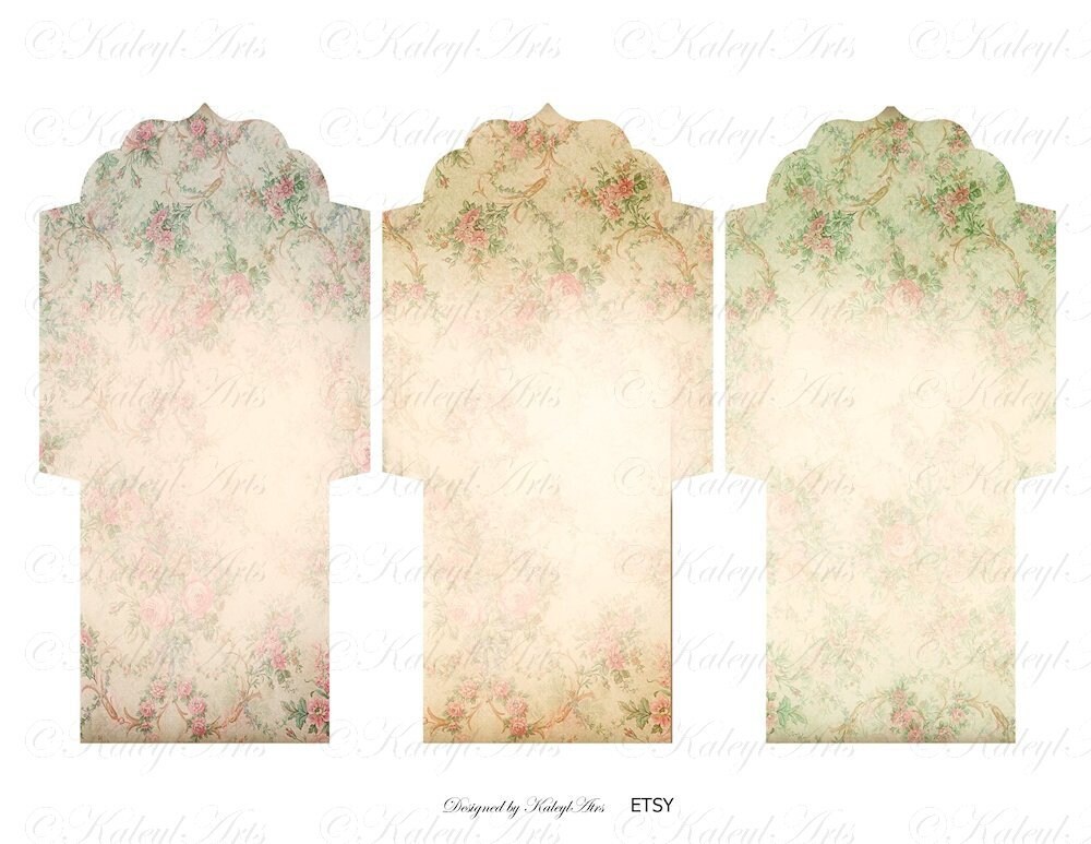 Printable, Romantic, Envelopes, Candy Wrappers, Gift Wrap, Teabags ...