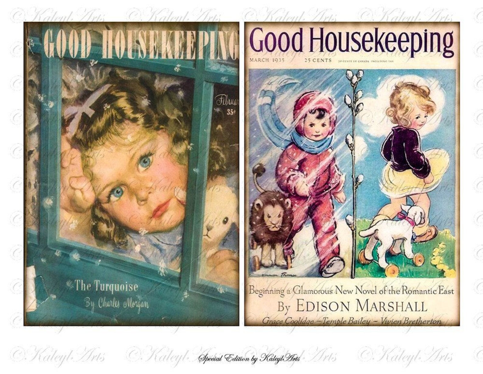 Vintage, Magazine, Kids, Cover, Housekeeping, Household, ATC, B6 ...