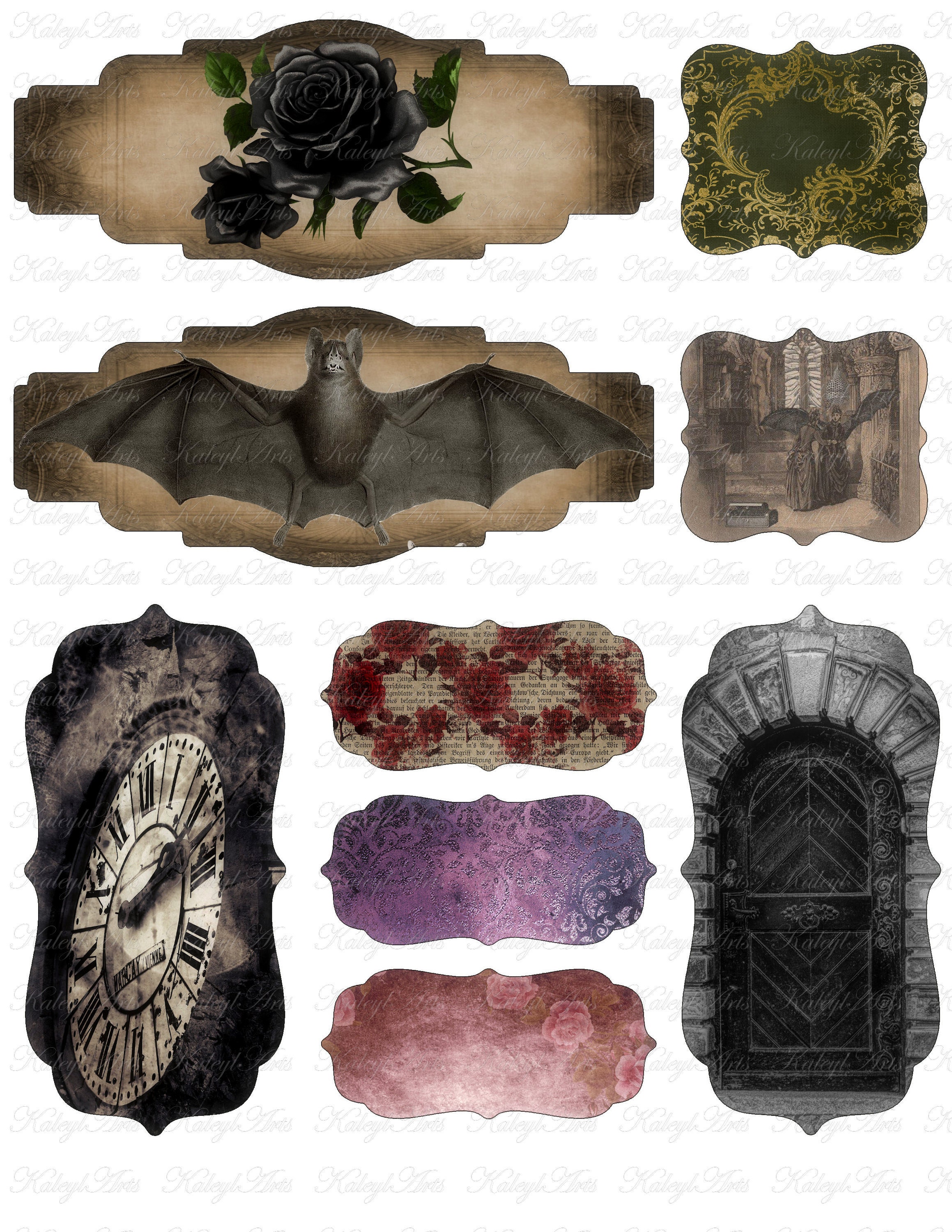 Vampire, Journal ,printable ,book of Shadows ,grimoire ,mystical ...