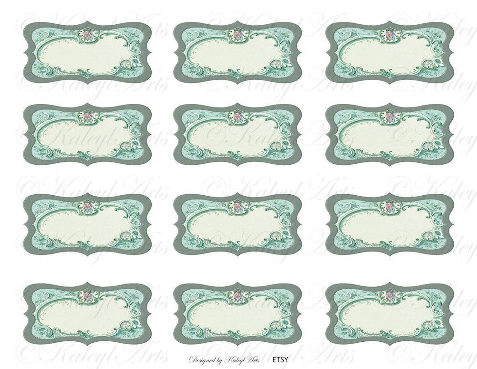 Kitchen, Labels,stickers, Storage, Vintage, Pink, Blank Labels,kitchen ...