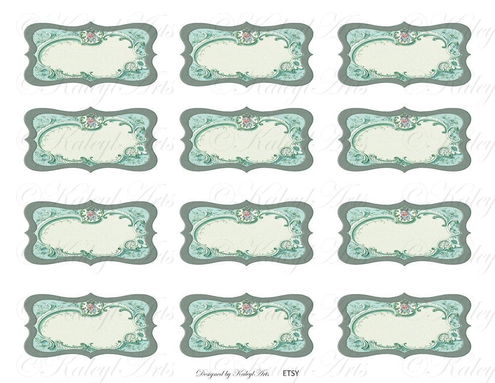 Kitchen, Labels,stickers, Storage, Vintage, Pink, Blank Labels,kitchen ...