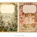 Printable, Old Book, Cards, Vintage, Shabby Chic, Fairytale, Invitation ...