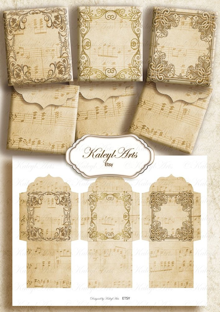 Envelopes, Candy Paper, Gift Wrap, Sheet Music, Teabags, Envelope ...